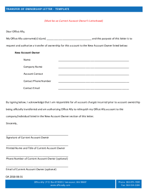 Fillable Online Ally Transfer Of Equity FormFill Out and Use This PDF ...