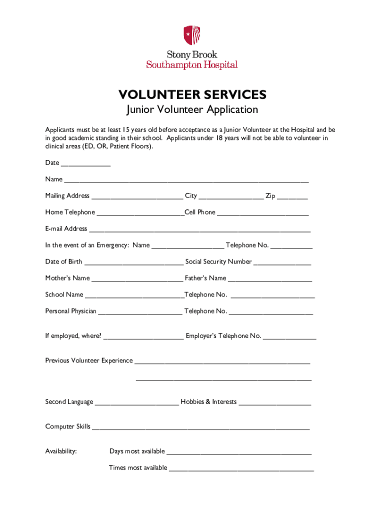 Fillable Online Volunteer Program - Yuma Regional Medical Center Fax ...