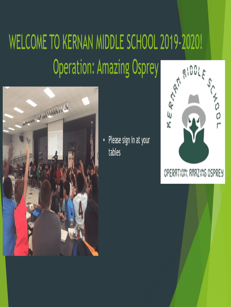 Fillable Online Kernan Middle School / Homepage Fax Email Print - pdfFiller