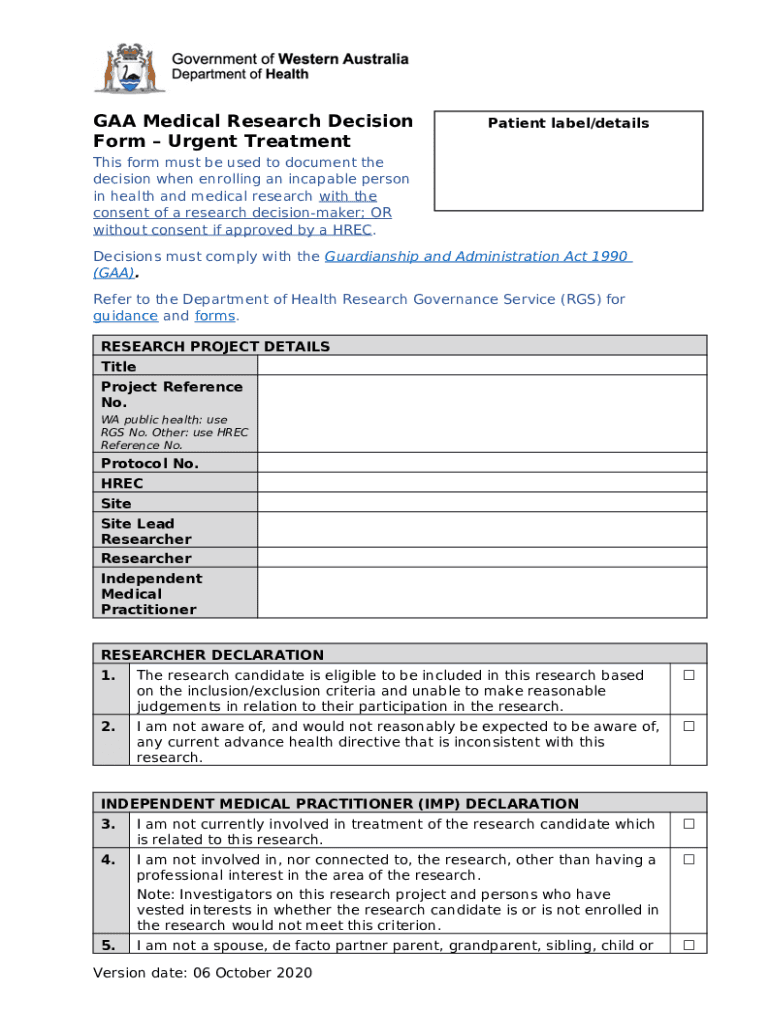 Involving Incapacitated Adults in Health and Medical Research Doc ...
