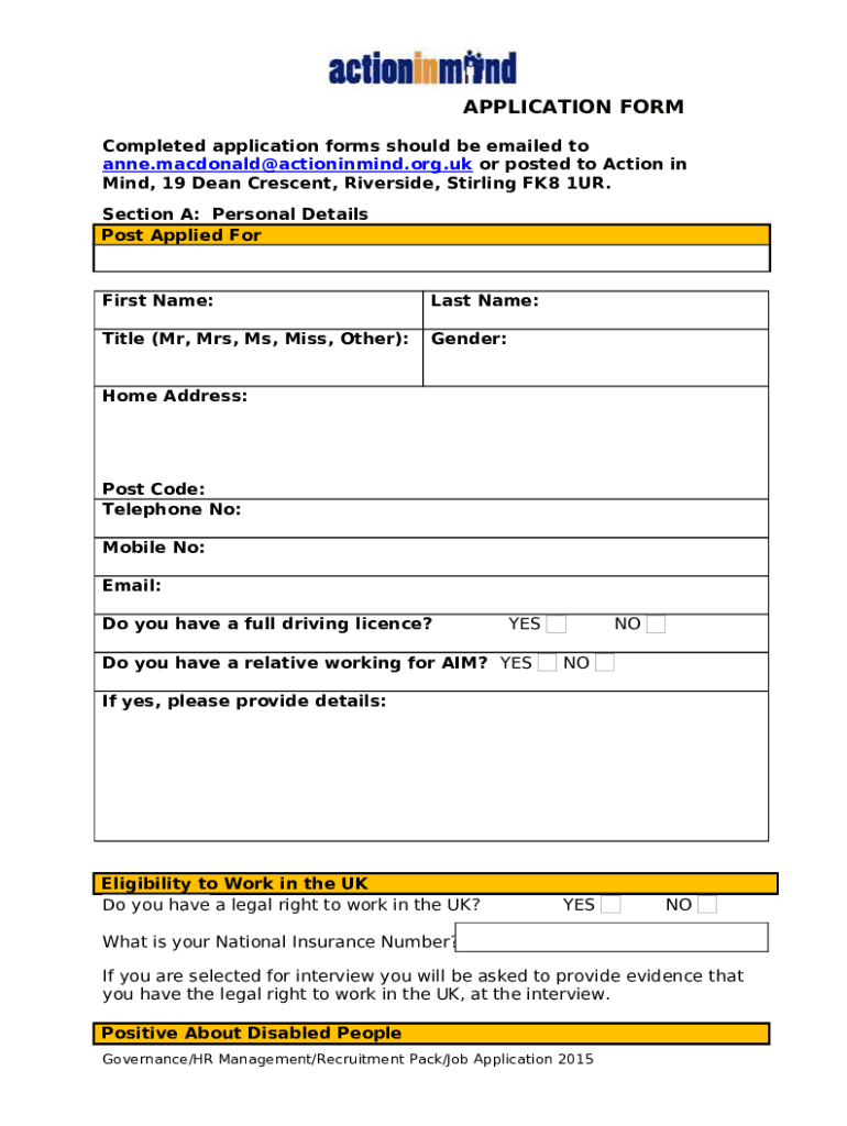 Action In Mind - Taking care of mental health Doc Template | pdfFiller