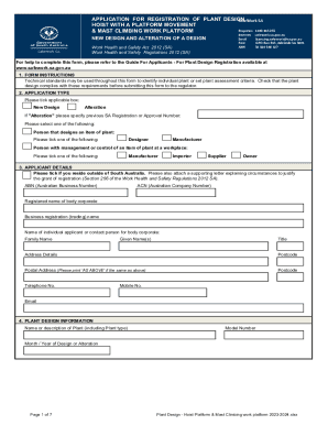 Fillable Online MANAGING THE RISKS OF PLANT IN THE WORKPLACE Fax Email ...