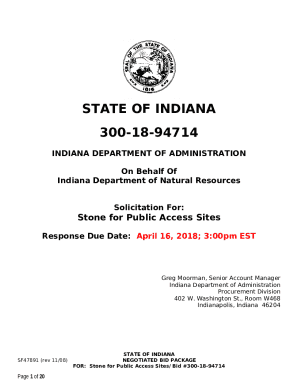 Indiana Department of Natural Resources Debuts ... Doc Template | pdfFiller