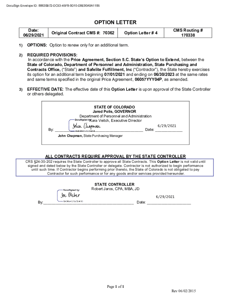 Fillable Online Original Contract CMS #: 70362 Fax Email Print - pdfFiller