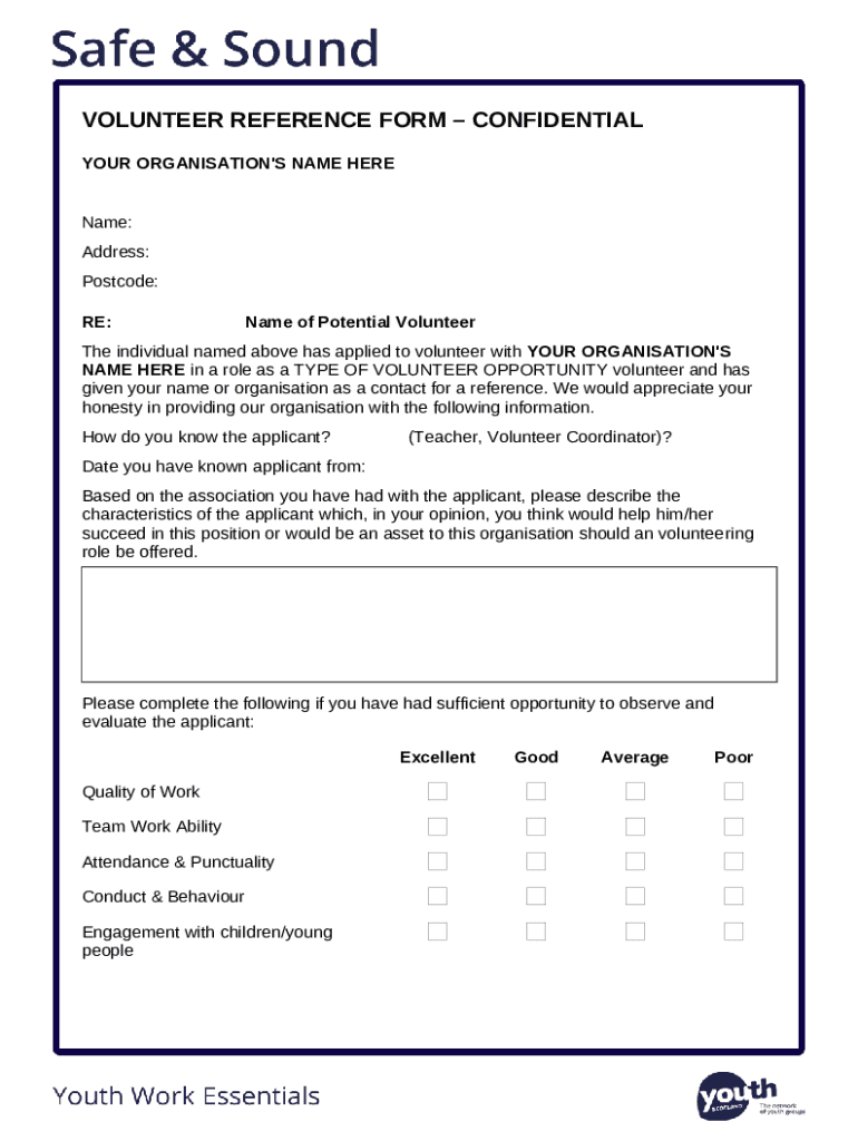 Sample Reference Check Doc Template | pdfFiller