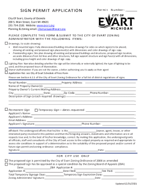 Fillable Online Zoning and Building Permits Fax Email Print - pdfFiller