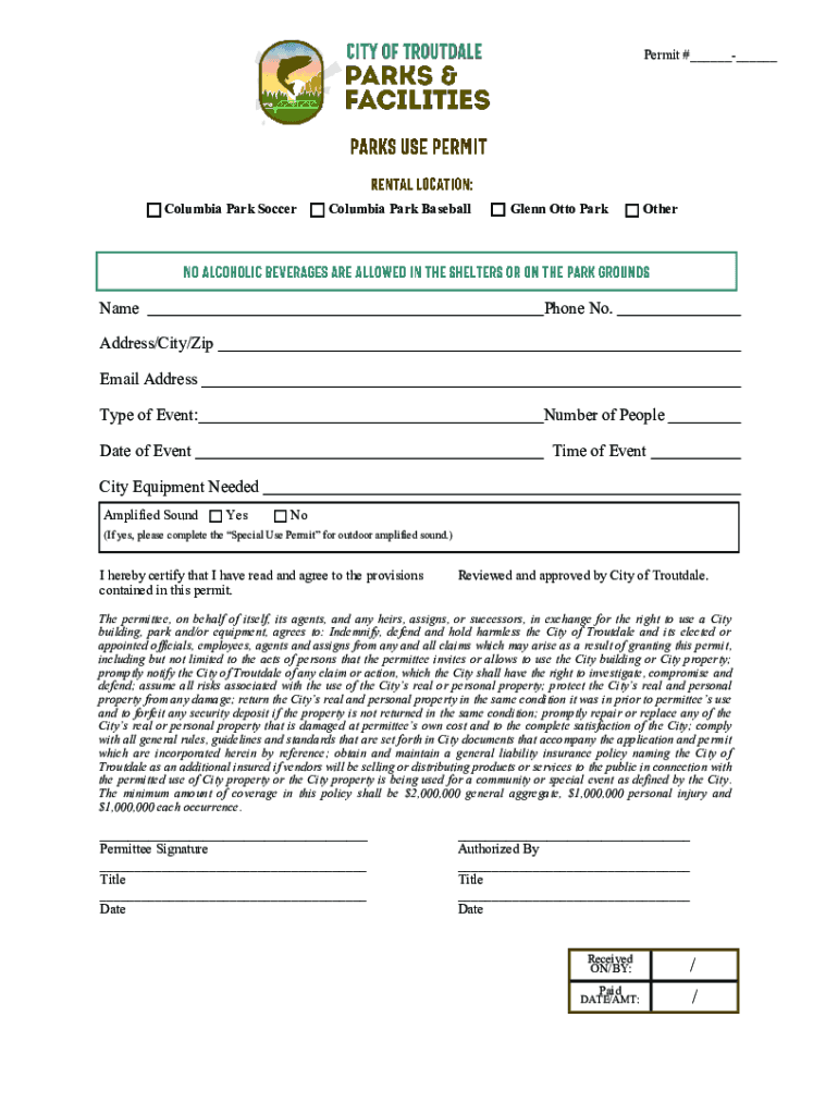 Fillable Online Columbia Park Soccer Fax Email Print - pdfFiller