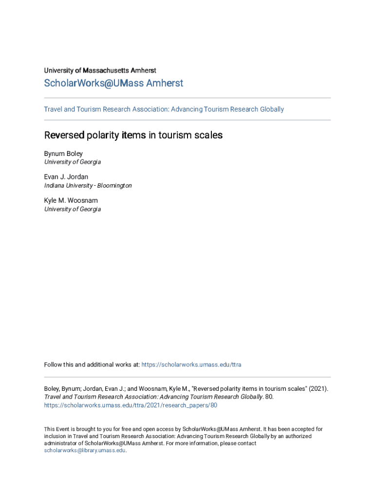 Fillable Online scholarworks umass Reversed polarity items in tourism ...
