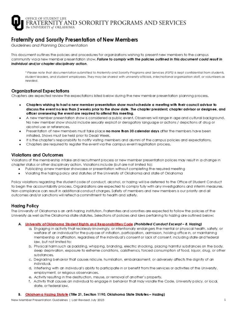 Fillable Online Fraternity and Sorority Statement of Relationship ...