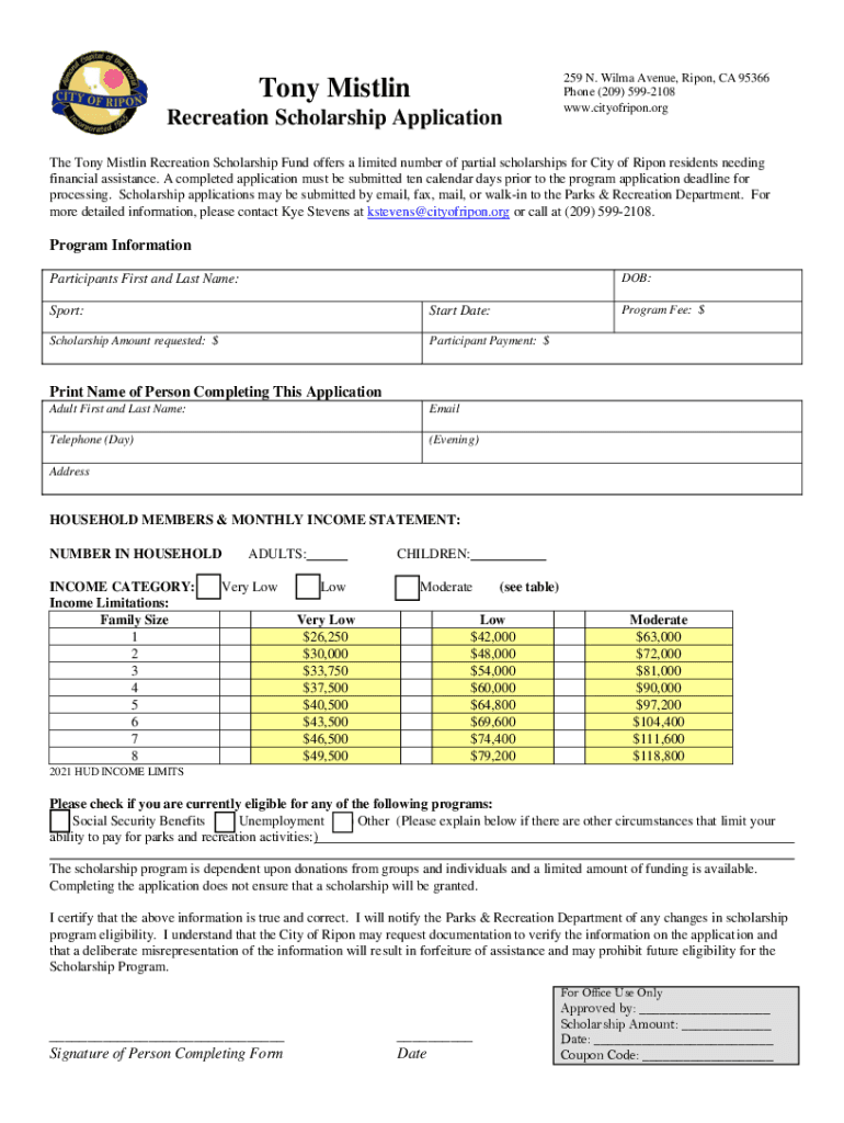 Fillable Online Rental Application Mistlin Sports Park - cloudfront.net ...