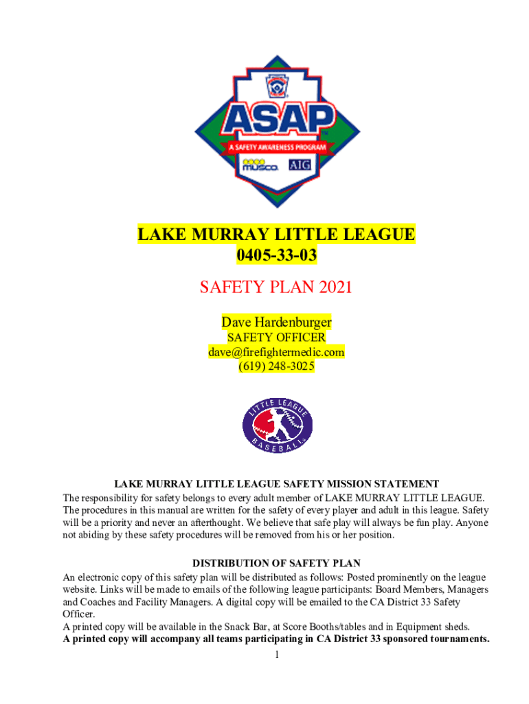 Fillable Online lake murray little league 0405-33-03 - cloudfront.net Fax Email Print - pdfFiller
