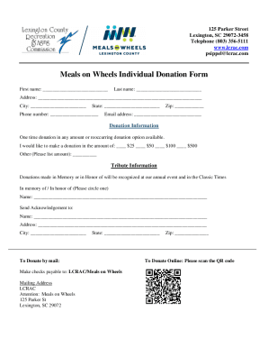 Fillable Online Meals on Wheels Individual Donation Form - cloudfront ...