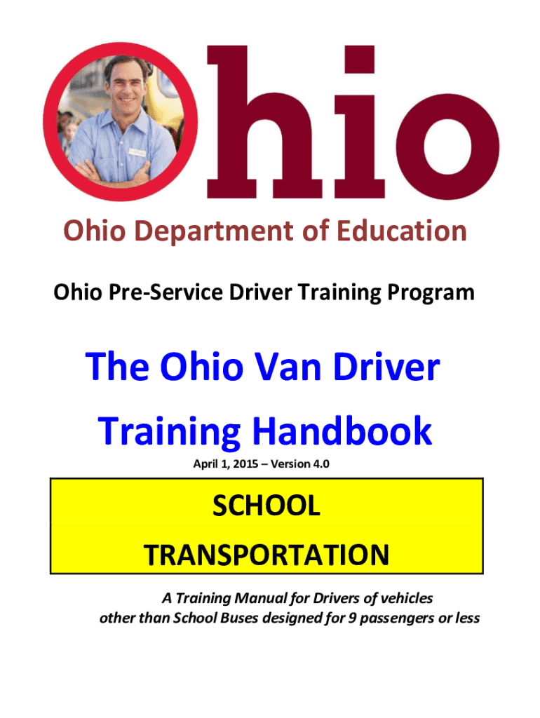 Fillable Online Get The Ohio Van Driver Training Handbook Answers Fax ...