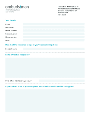 Fillable Online Complaint-form.pdf Fax Email Print - pdfFiller