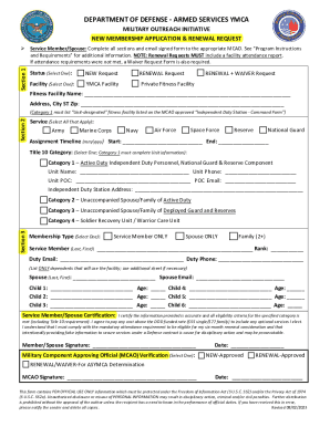 Fillable Online Armed Services YMCA Military Outreach Initiative ...