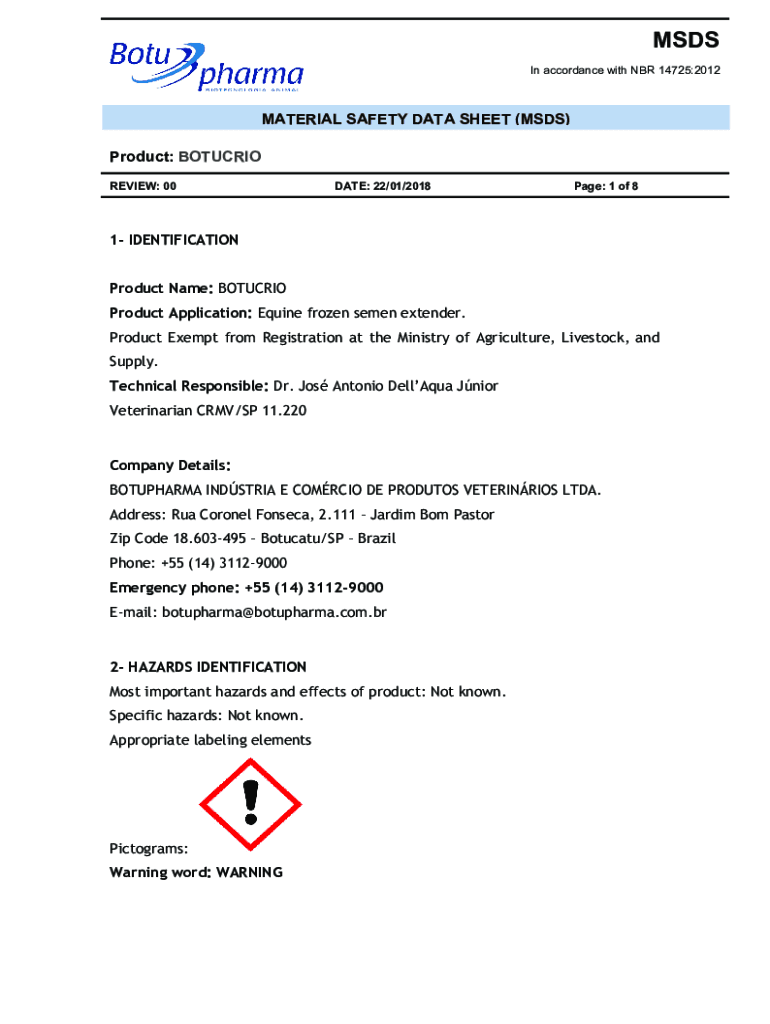 Fillable Online Hazard(s) Identification SECTION III Fax Email Print ...