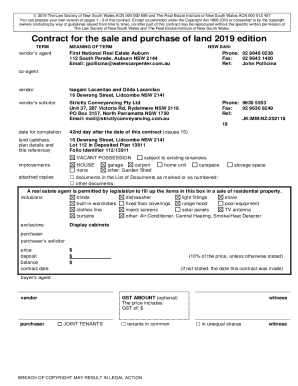 Fillable Online Contract of sale PP tutorial (docx) Fax Email Print ...