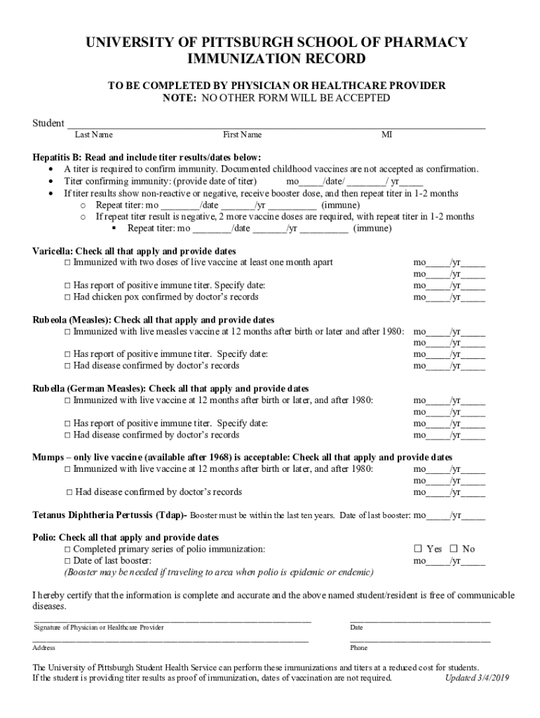 Fillable Online Completed HEALTH FORM and ACCOMPANYING ... Fax Email ...