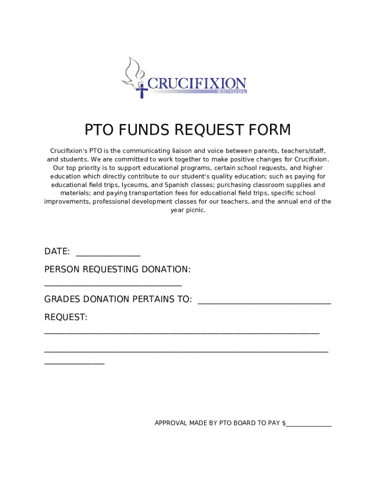 Crucifixion's PTO is the communicating liaison and voice between parents, teachers/staff, and ...