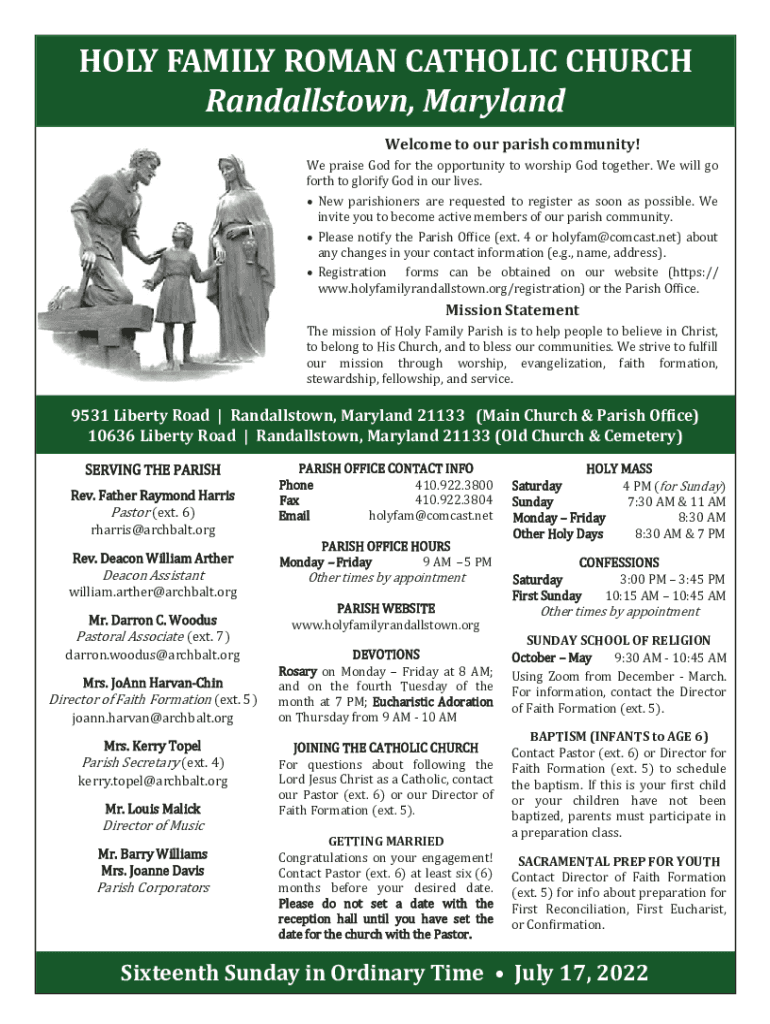 Fillable Online What or who is the 'Holy Family' in Catholic speak ...