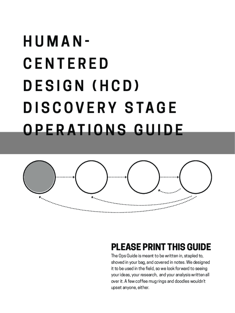 Fillable Online 3 aspects of human-centred design (HCD) that make it ...