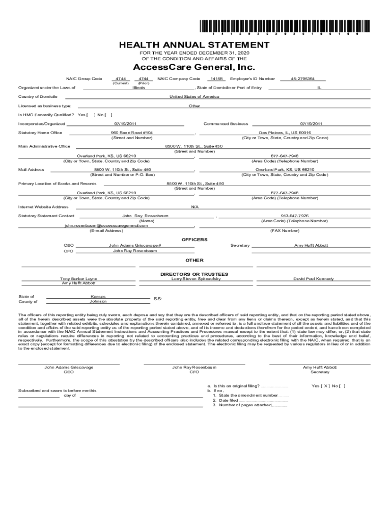 Fillable Online insurance arkansas 960 Rand Road #104 Fax Email Print - pdfFiller