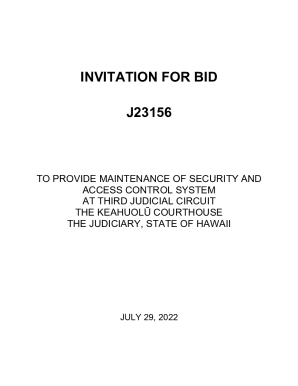 Fillable Online INVITATION FOR BIDS and REQUEST FOR PROPOSALS ... Fax ...