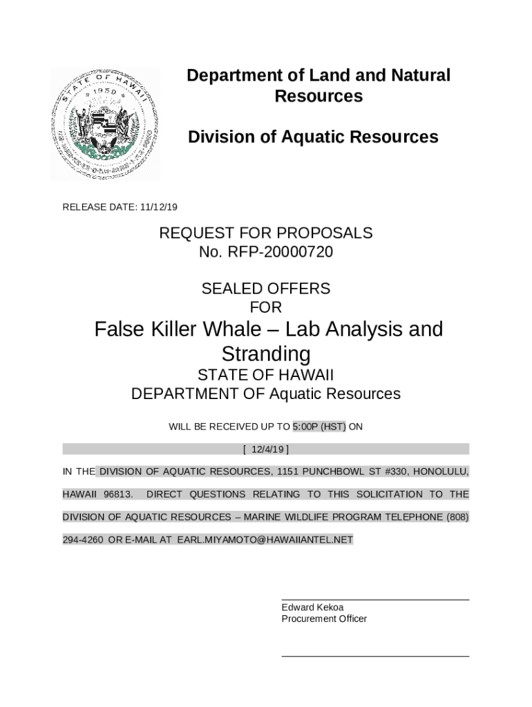 STATE PROCUREMENT OFFICE - HIePRO - Hawaii.gov Doc Template | pdfFiller