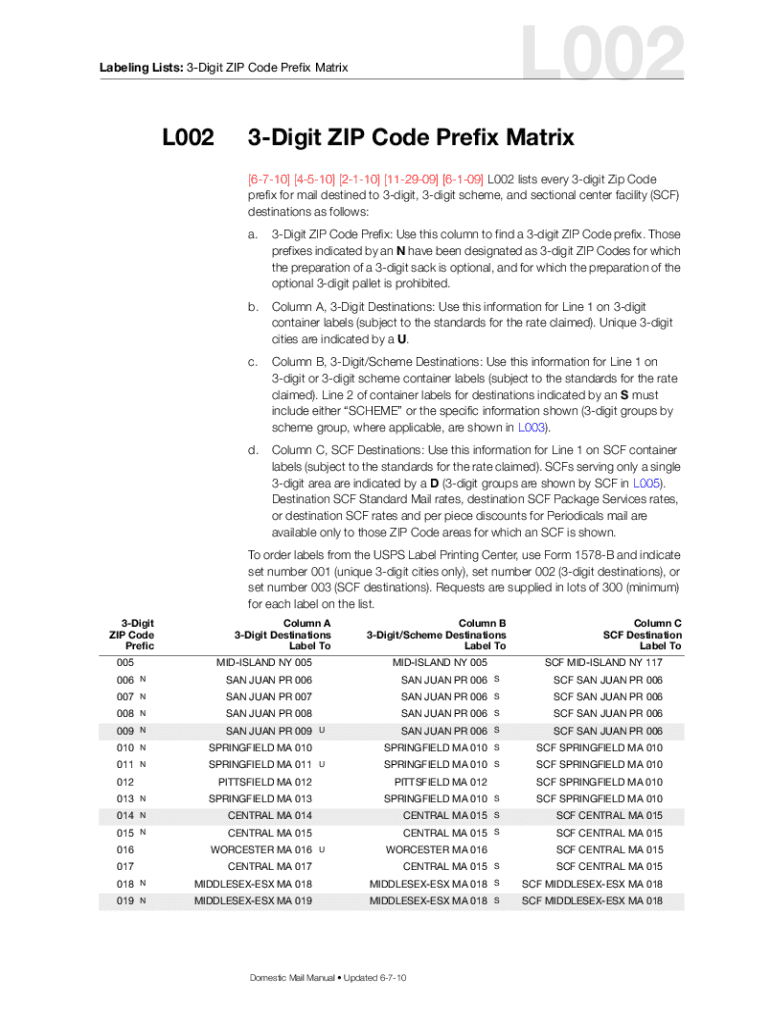 Fillable Online What are Origin or Entry 3 Digit Trays in First-Class ...