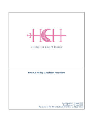 Fillable Online Creating A Workplace First Aid Policy In Simple Steps Fax Email Print - pdfFiller