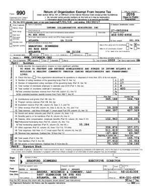 Fillable Online Form 990 - GA Filing Copy Fax Email Print - pdfFiller