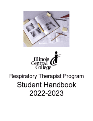 Fillable Online respiratory-therapy-student-handbook. ... Fax Email ...