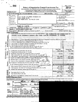 Fillable Online Return of Organization Exempt From income Tax f,' y # ( Here I Fax Email Print ...