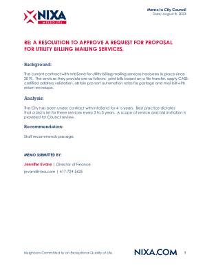 Fillable Online Agreement: Utility Billing and Payment Services Fax Email Print - pdfFiller