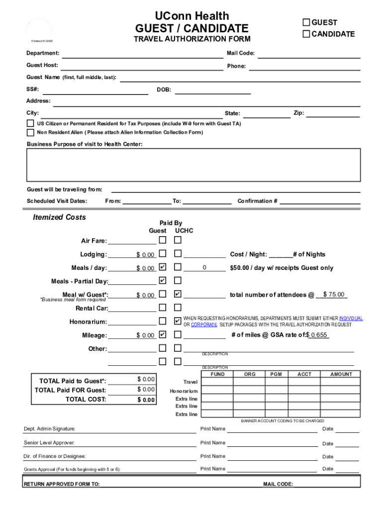 Fillable Online GUEST / CANDIDATE Fax Email Print - pdfFiller
