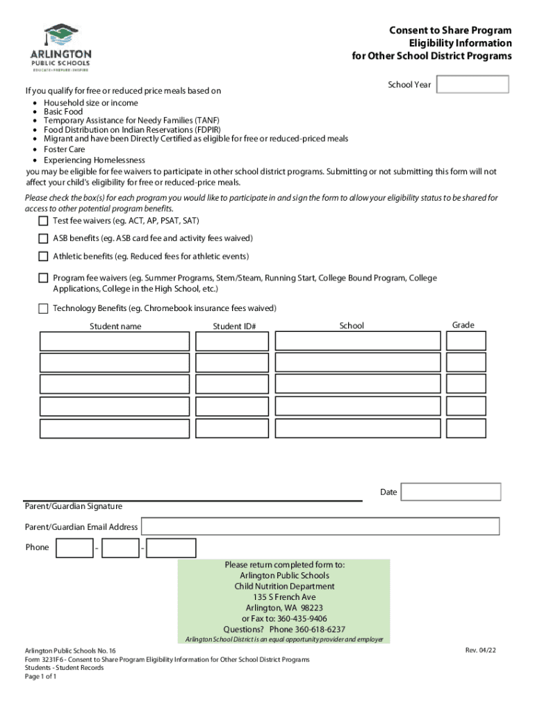 Fillable Online Free and Reduced Meals Forms and Information Fax Email ...