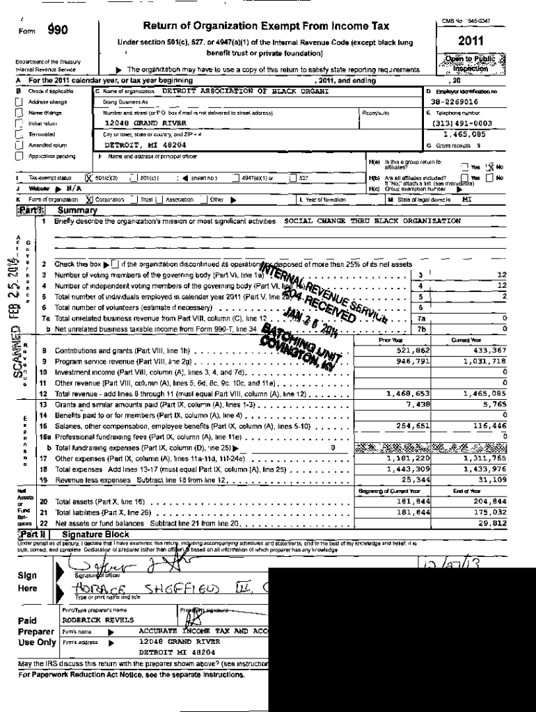 Fillable Online Form 090 Return of Organization Exempt From Income Tax ...