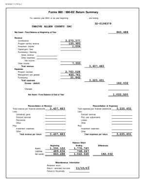 Fillable Online IRS Form 990 - thrive Fax Email Print - pdfFiller