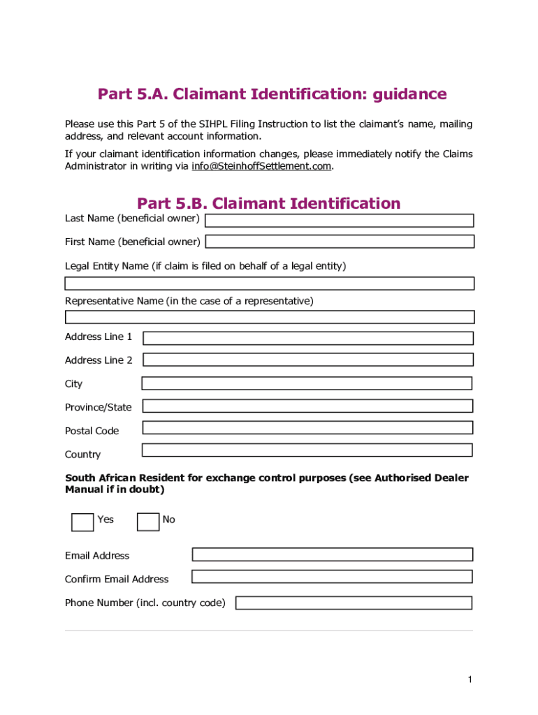 Fillable Online Proposed settlement of litigation claims Fax Email ...
