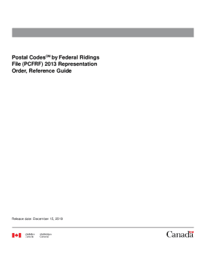 Fillable Online Postal Codes OM by Federal Ridings File (PCFRF) ... Fax ...
