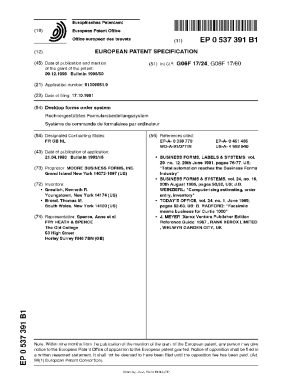 Fillable Online Desktop forms order system - European Patent Office ...