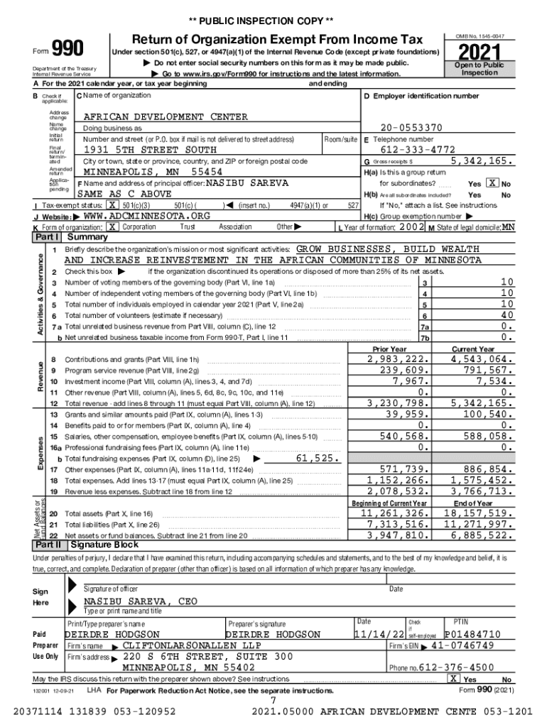 Fillable Online 2021 Audited Financial Statements Fax Email Print - pdfFiller