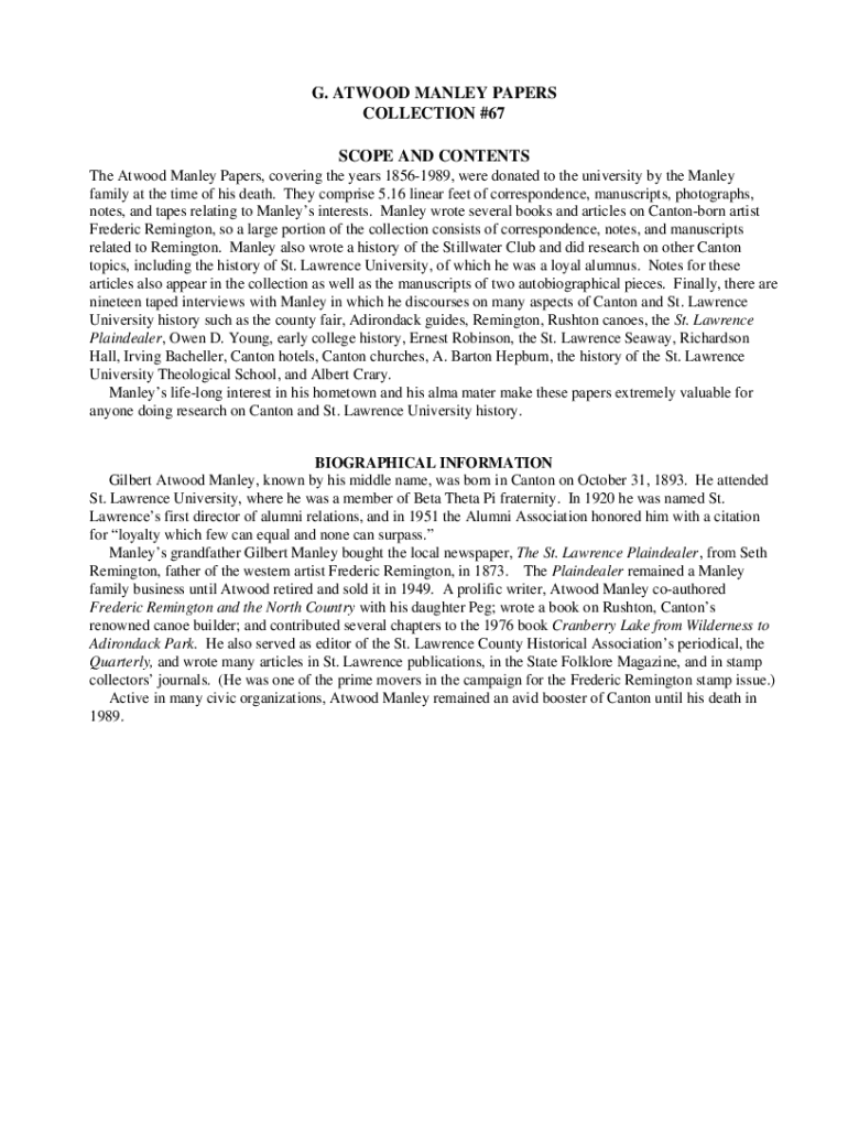 Fillable Online Prospecting and Mining Activity in the Rampart, Manley ...