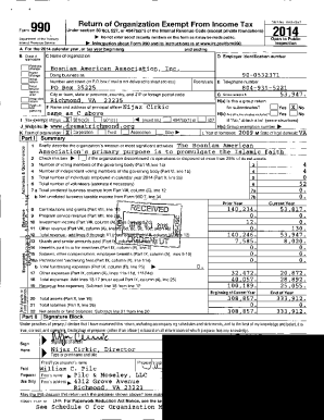 Fillable Online Return of Organization Exempt From Income Tax om" Fax Email Print - pdfFiller