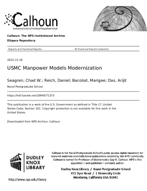 Fillable Online USMC Manpower Models Modernization Fax Email Print ...