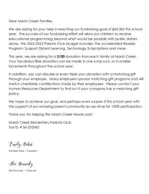 Fillable Online 4 Fundraising Email Templates to Help You Reach Your ...