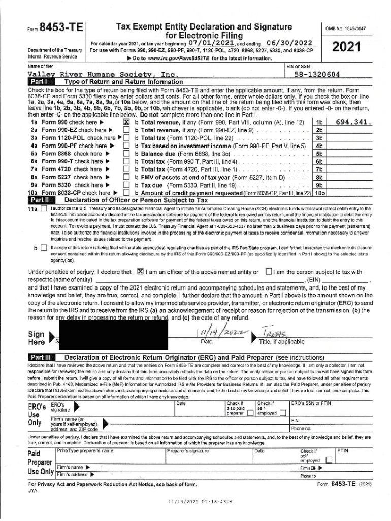 Fillable Online 2021 Tax-Exempt Organization Tax Return File - TaxAct ...