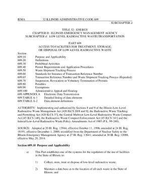 Fillable Online 32 Ill. Adm. Code 340, Standards for Protection Against ...