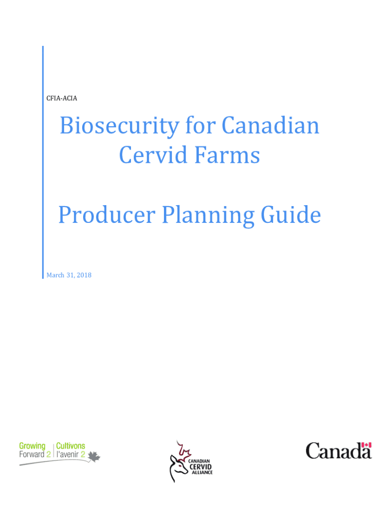 Fillable Online Biosecurity for Canadian dairy farms : producer planning ... Fax Email Print ...