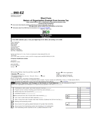 Fillable Online Information about Form 990-EZ and its instructions is ...